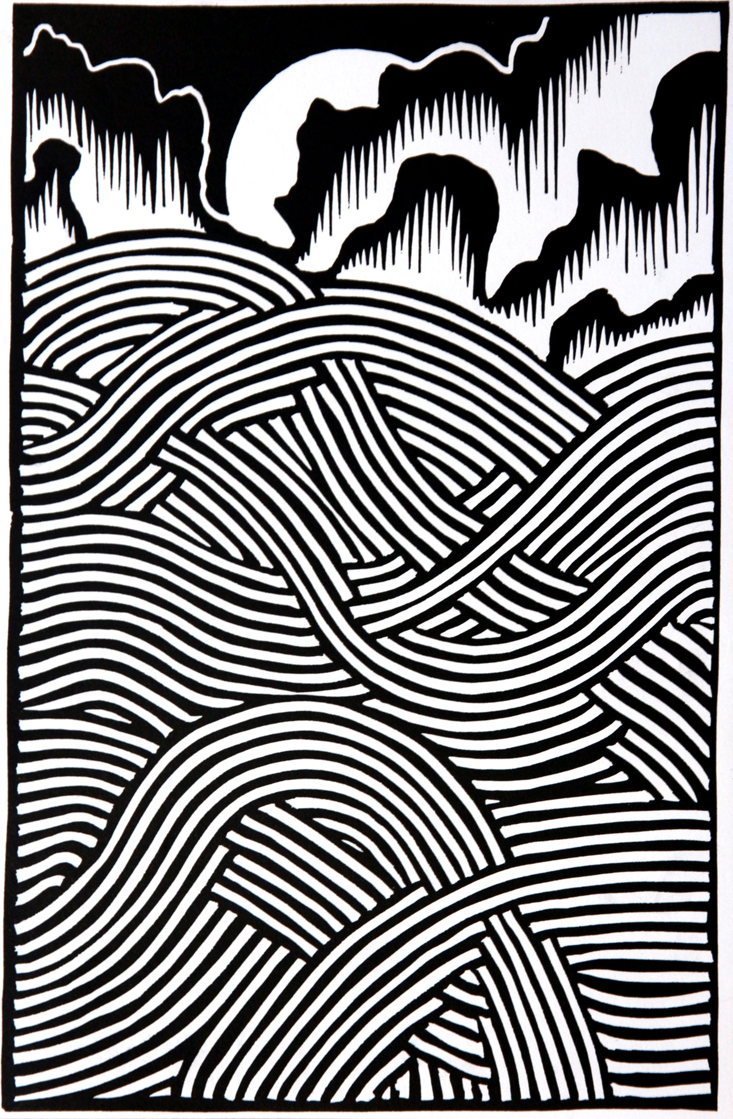 Bad Island Linocut Print – Jealous Gallery